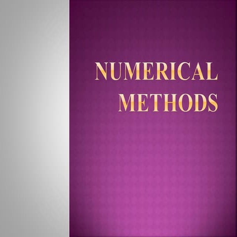 Numerical | PPT