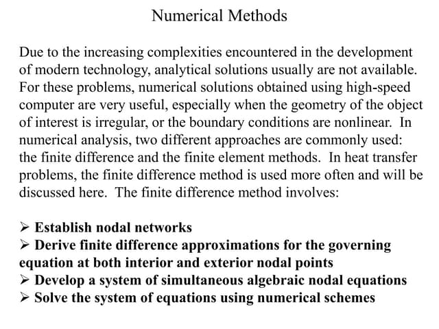 FINITE DIFFERENCE using numerical method.ppt