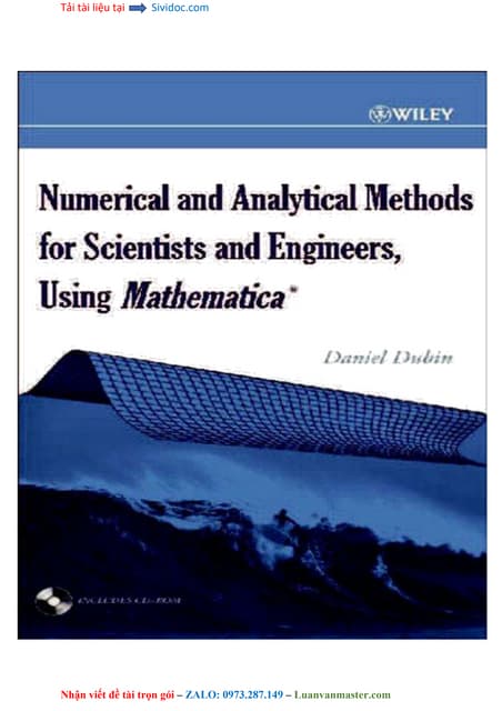 Numerical And Analytical Methods For Scientists And Engineers Using 8150
