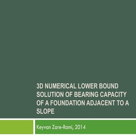 Numerical limit analysis method | PDF