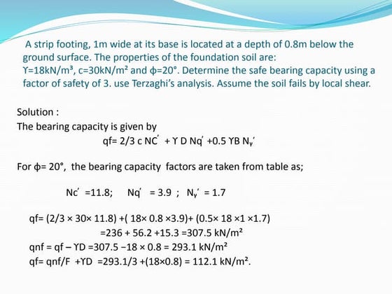 Numerical problem and solution on pile capacity (usefulsearch.org ...