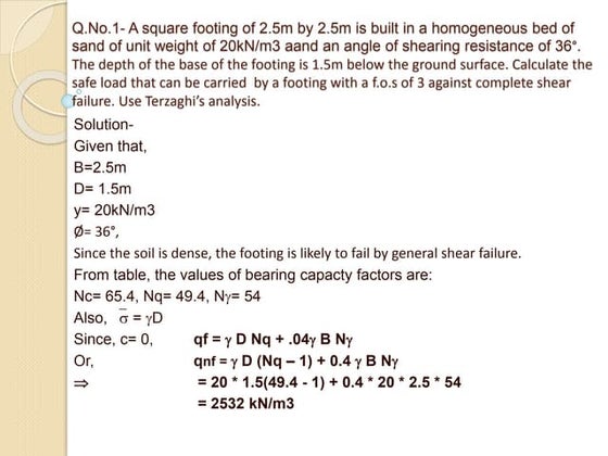 Geotechnical Engineering-II [Lec #9+10: Westergaard Theory] | PPT