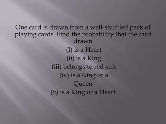 Probability of cards | PDF