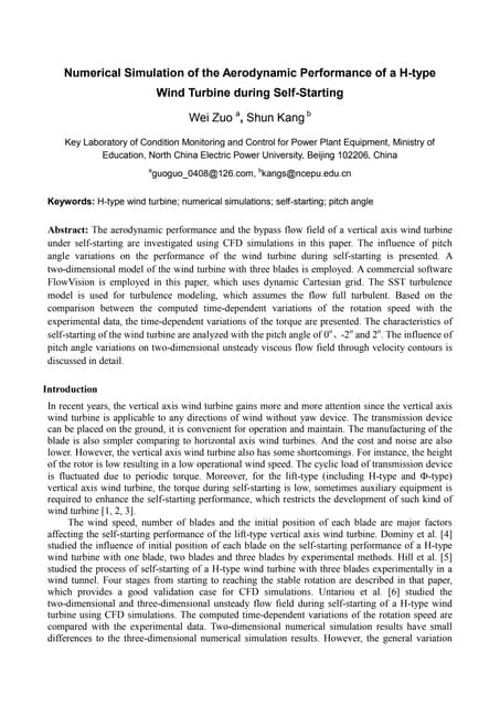 Aerodynamic Performance Analysis of a Co-Flow Jet Aerofoil using CFD | PDF