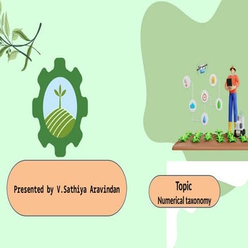 Numerical taxonomy of fungi and bacteria pptx | PPTX