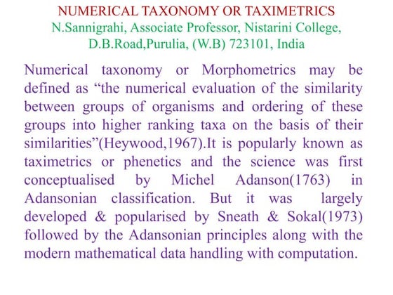 Operational taxonomic unit (OTUs) | PDF | Biological Sciences | Science