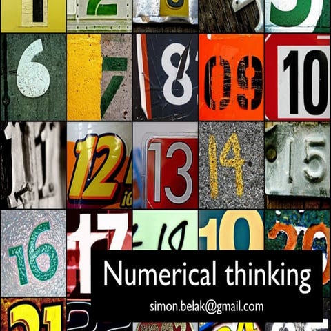 Numerical thinking | PDF