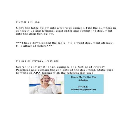 Numeric FilingCopy the table below into a word document. Fil.docx