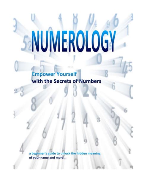 Numerology guide to a happy life (ebook) | PDF