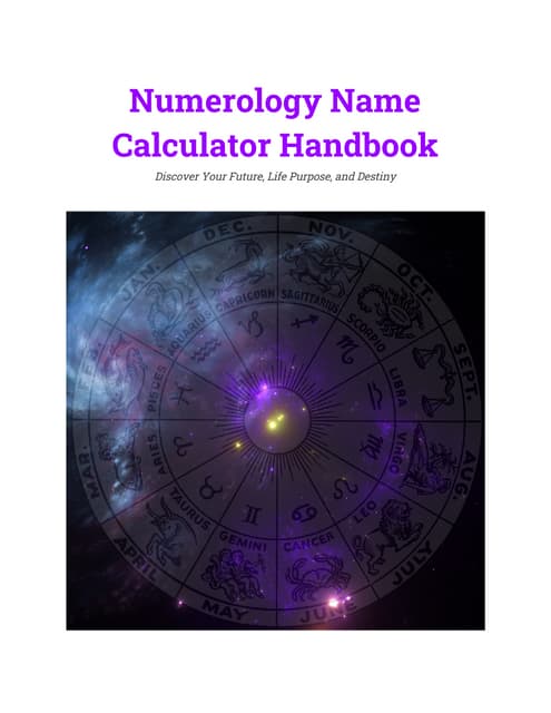 Numerology guide to a happy life (ebook) | PDF