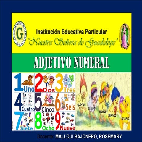 Numero ordinales | PPT