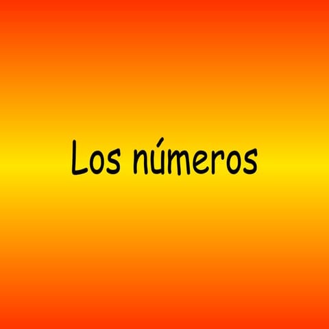 Numeros | PPT