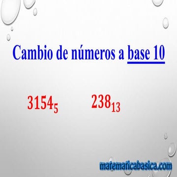Números base 10 - Matemática | PPTX