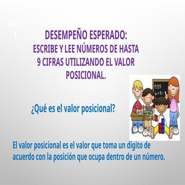 Quinto básico Clase 01 identificar y representar valor posicional y ...
