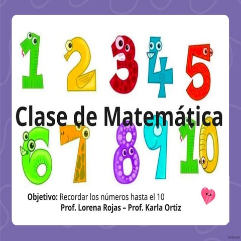.números hasta el 10.ppt para practicar | PPTX