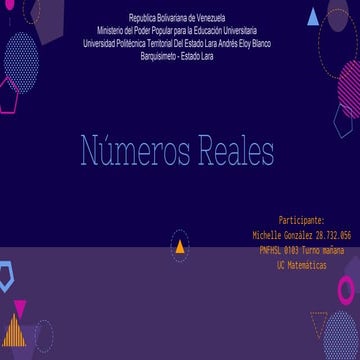 Números reales | PPTX | Physics | Science