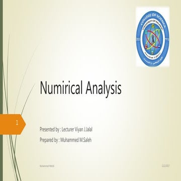 Numirical analysis | PPTX