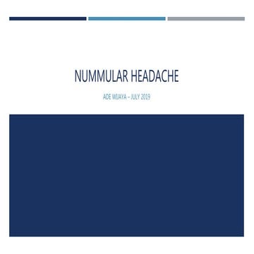 Nummular Headache | PPTX