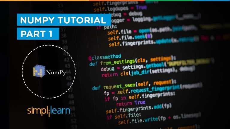 Numpy Tutorial Part 1 Numpy Array Python Numpy