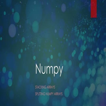 numpy2 _ | PPTX