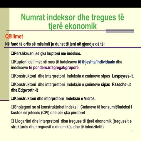 Numrat indeksor | PDF