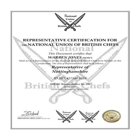 Warren Jones Executive Chef Press Release | DOCX