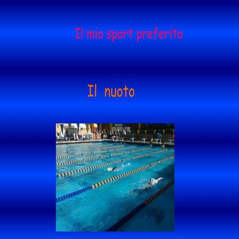 Nuoto | PPTX