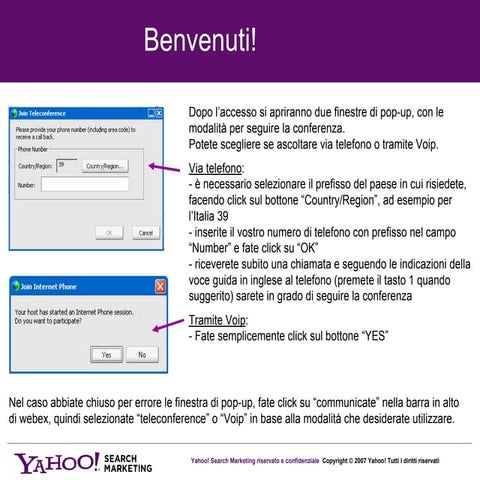 Nuova logica di posizionamento per Yahoo Search Marketing | PDF