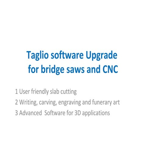 Software Taglio (english) | PPTX