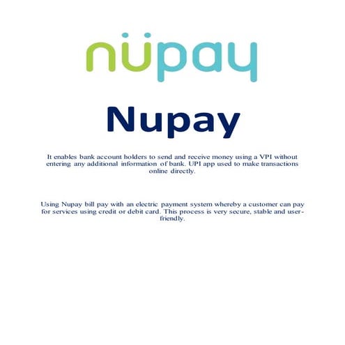Nupay | PDF