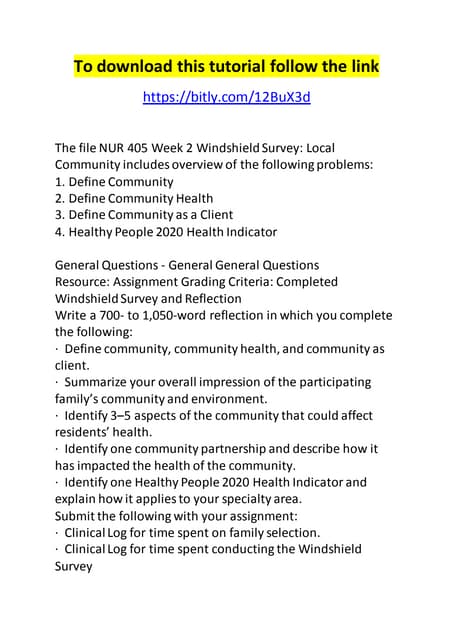 Community health nursing survey.docx | Reproductive Health | Diseases ...