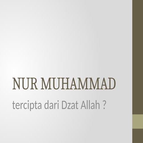 NUR MUHAMMAD - tentang penciptaan alam semesta.pptx