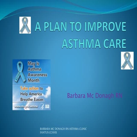 Nurse 6500 Power Point Project a Plan to Improve Asthma Care | PPTX