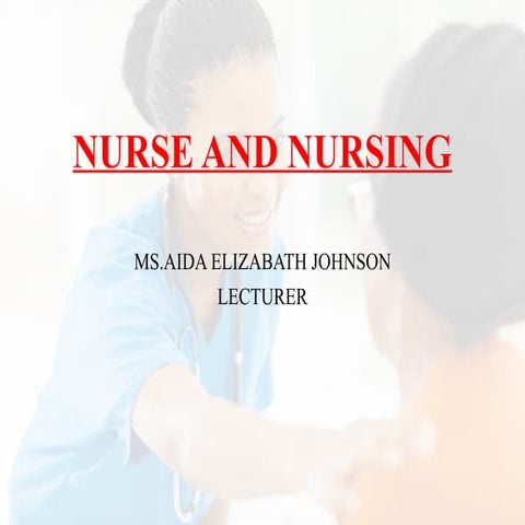 Nursing Definition – Nurse, Nursing Concepts,philosophy, Objectives ...
