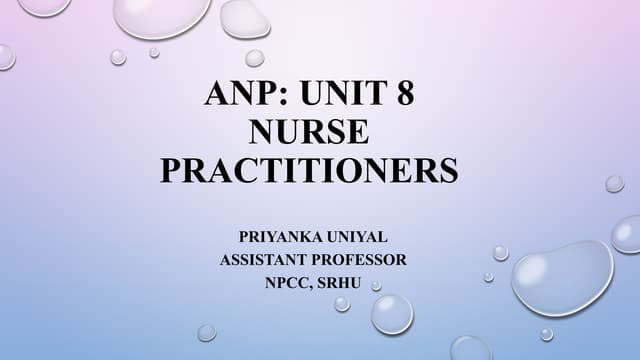 Future Challenges of Nurse Practitioner (NP) | PPTX