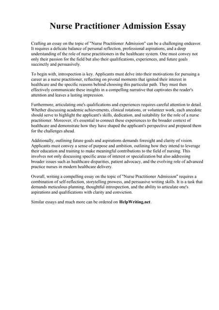 Essay On Why I Want To Be A Nurse.pdf