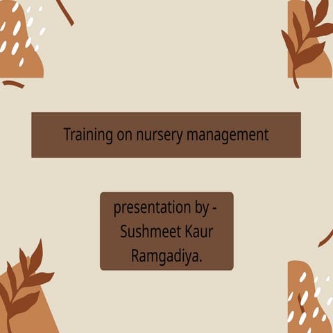 MAINTAIN NURSERY FACILITIES.pptx