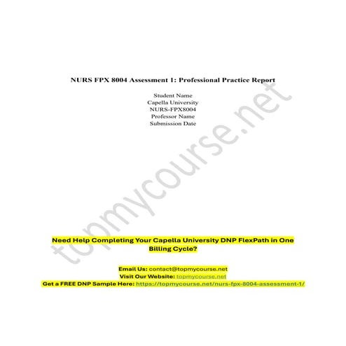 NURS FPX 8004 Assessment 1 - Capella DNP.pdf