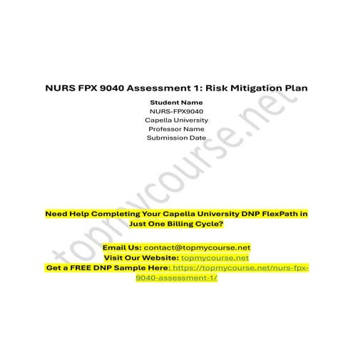 NURS FPX 9040 Assessment 3 -Top My Course.pdf