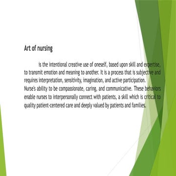 NURSING-ART - home economics students and teachers | PPTX