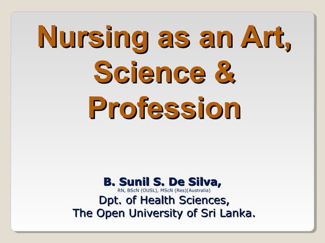 Nursings fundamental patterns of knowing | PPT