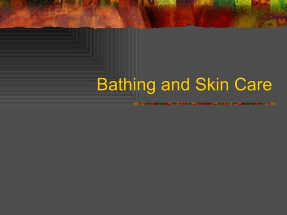 Bed bath, Fundamentals of Nursing | PPTX | Bath and Shower | Personal Care