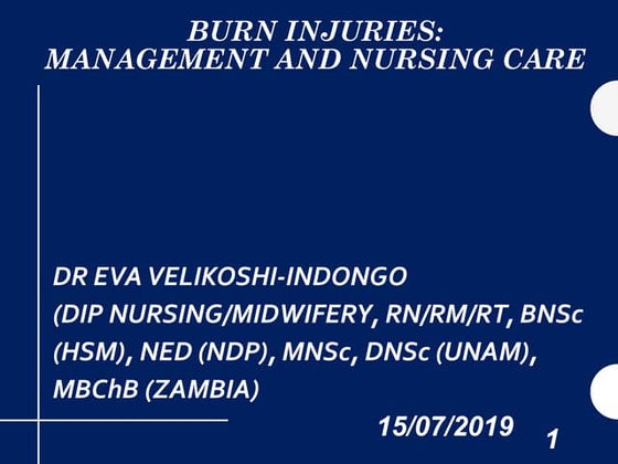 Fluid calculation for burn | PPT | First Aid | Injuries