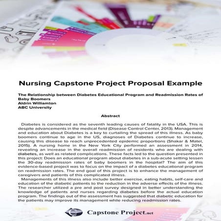 Nursing Capstone Project Proposal Example | PDF