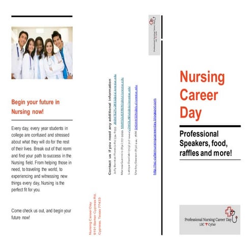 Nursing Career Day Brochure | DOCX