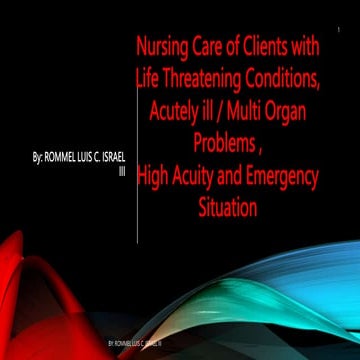 (5) nursing care plans (ncp) for cardiogenic shock | DOCX