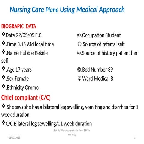 Nursing cARE Plane Using Medical Approach(1)-1 (1).pptx