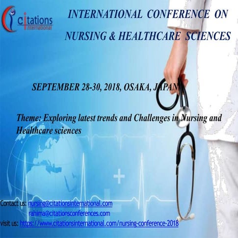 Nursing conference 2018 broucher | PPTX