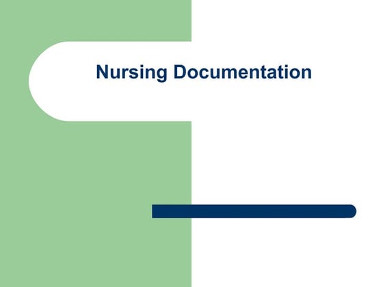 nursing documentation | PPT
