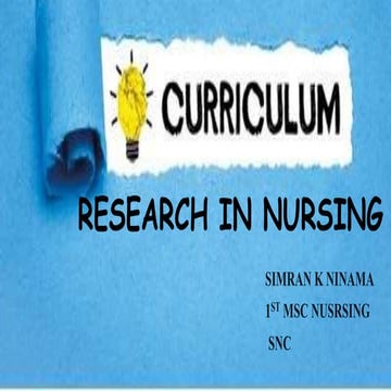 curriculum research in nursing,factors affecting faculty sfaff ...
